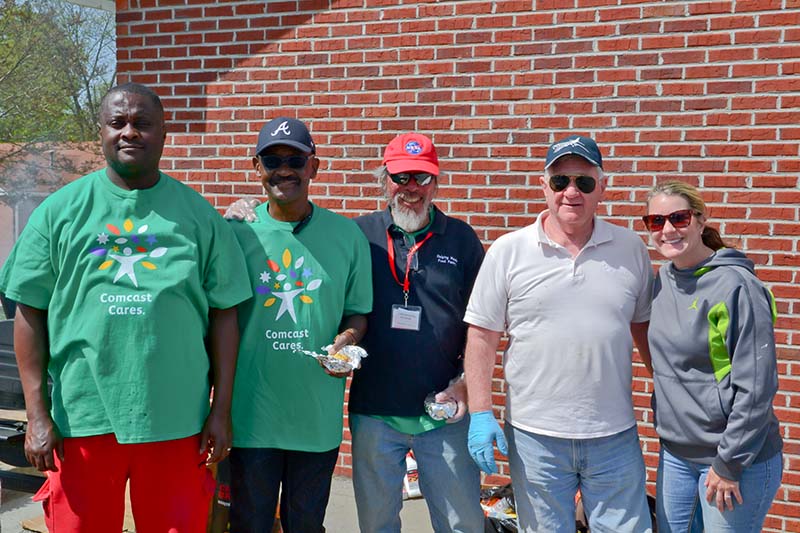 Comcast Cares Day: Helping Hands Of Paulding County
