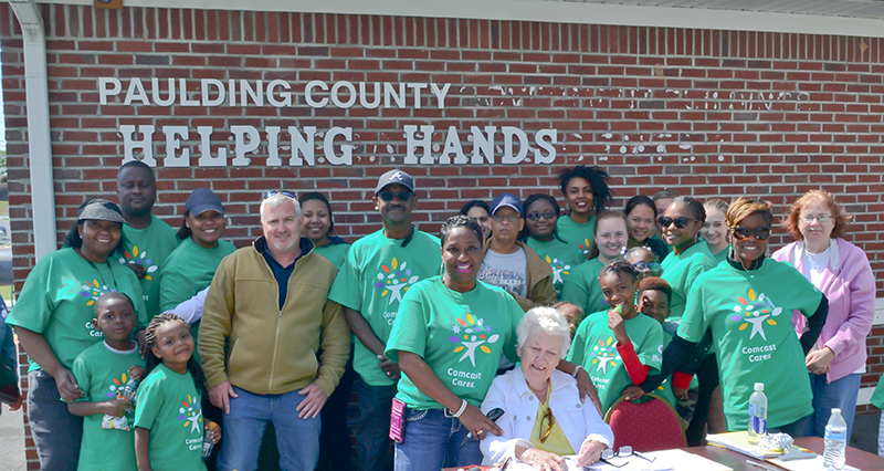 Comcast Cares Day: Helping Hands Of Paulding County