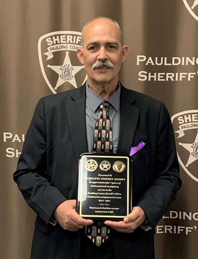Detective Stephen Quimby Retires From the Sheriff’s Office